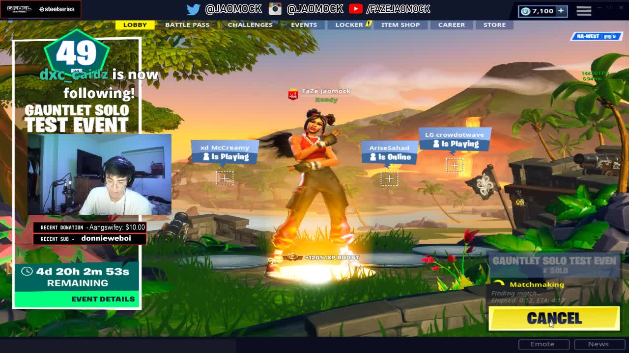 Jaomock taking naps in between queue times : FortniteCompetitive